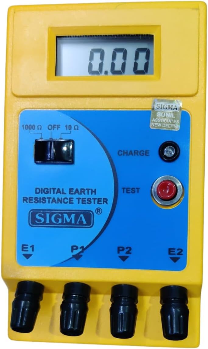 Sigma Instruments Digital Earth Resistance Tester : Amazon.in ...