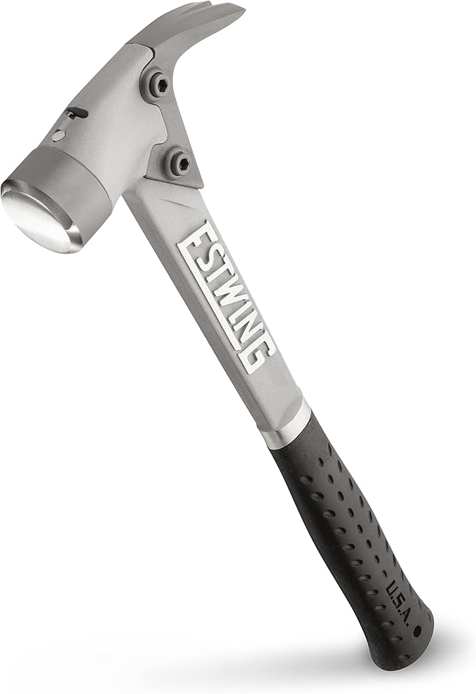 Estwing EALBK Al-Pro Hammer, Smooth Face, Shock Reduction Grip : Amazon ...