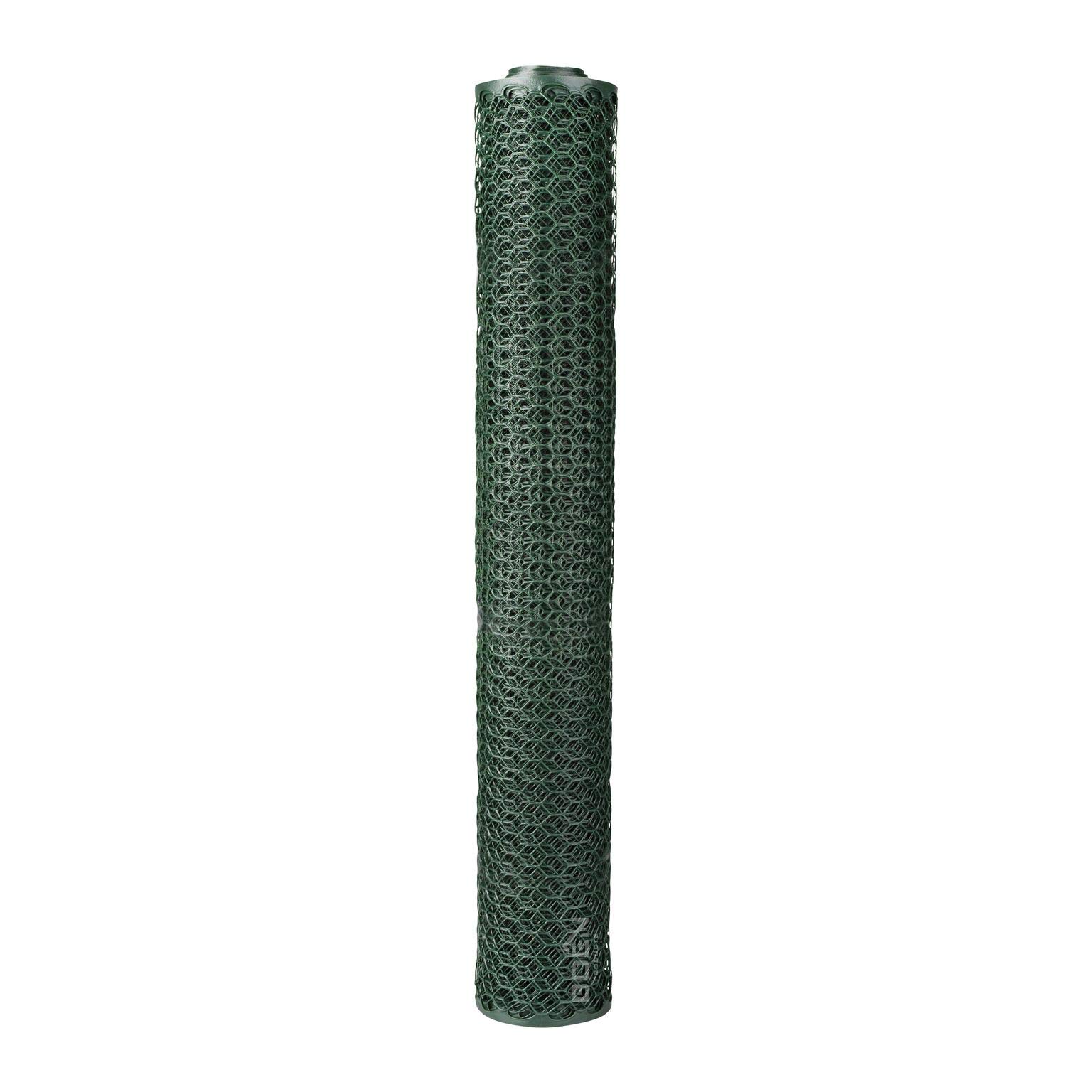 Snapklik.com : Boen - Plastic Hex Chicken Wire Mesh Temporary Fence Roll