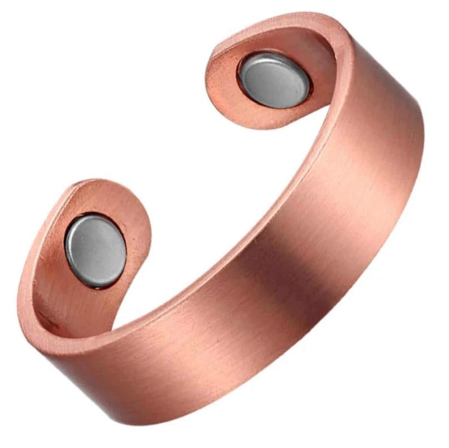 Buy Elegant Women or Men's Ring Band in Solid Copper | Magnetic Therapy ...