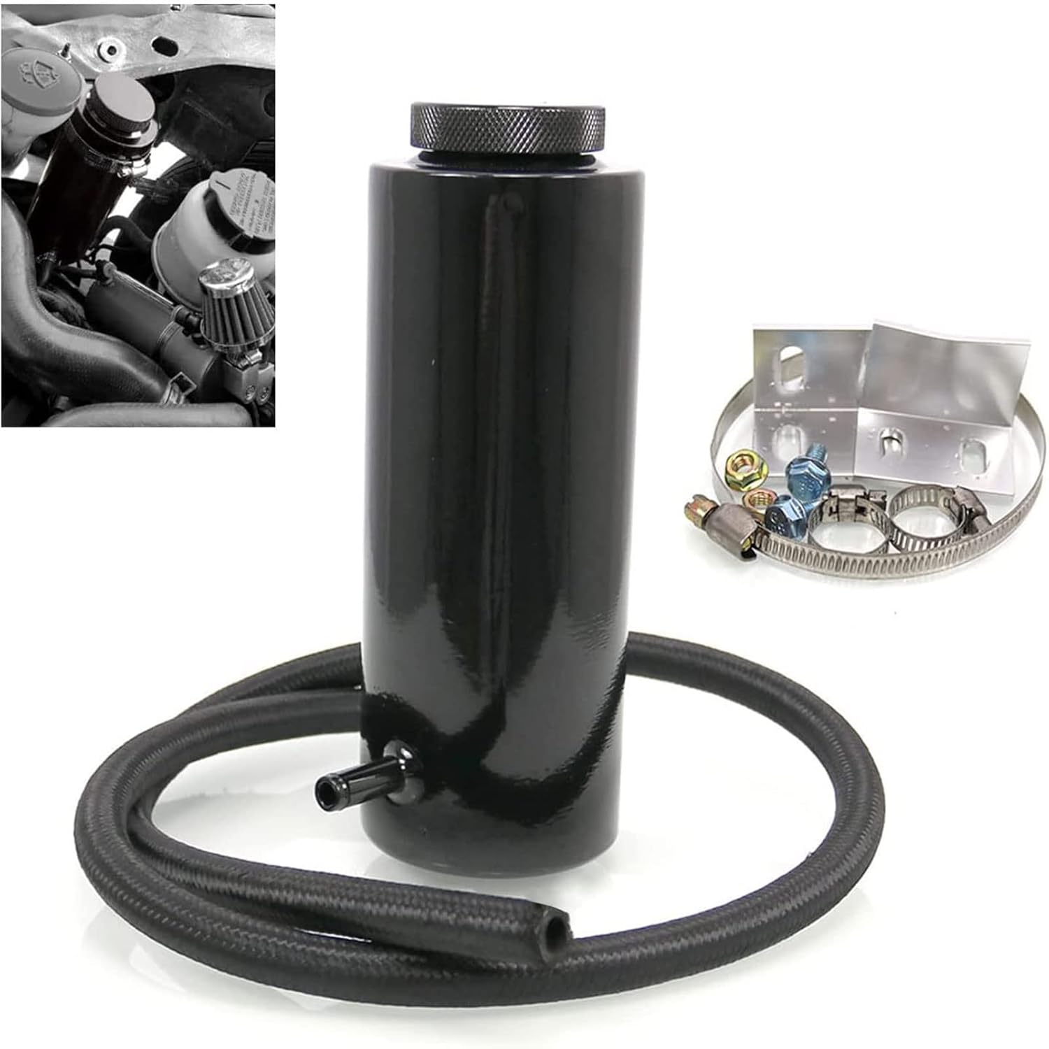 Amazon.com: RYANSTAR Universal Car Radiator Coolant Tank 800ml Coolant ...