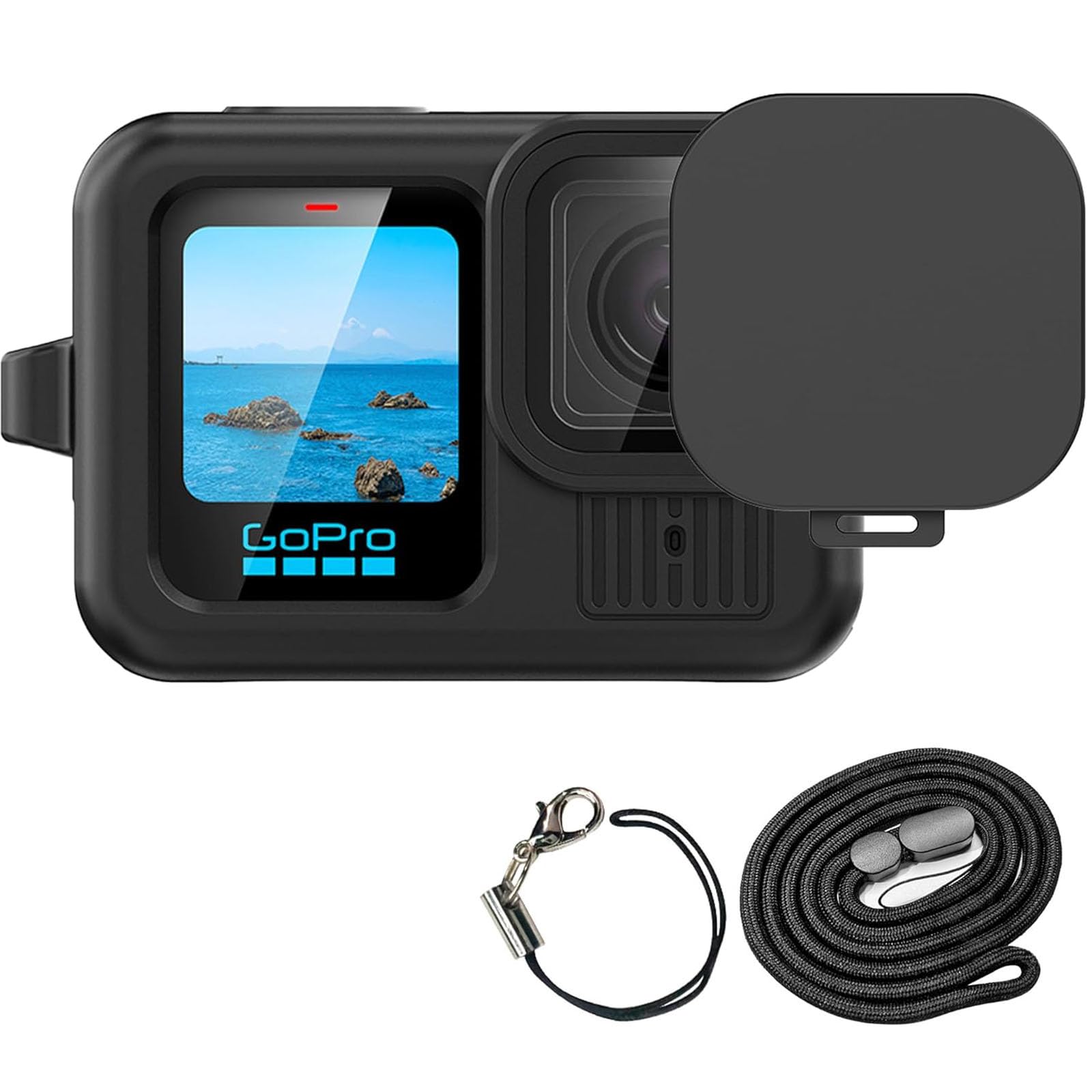 Amazon.com : Silicone Sleeve Case for GoPro Hero 13 Black, Soft Rubber ...