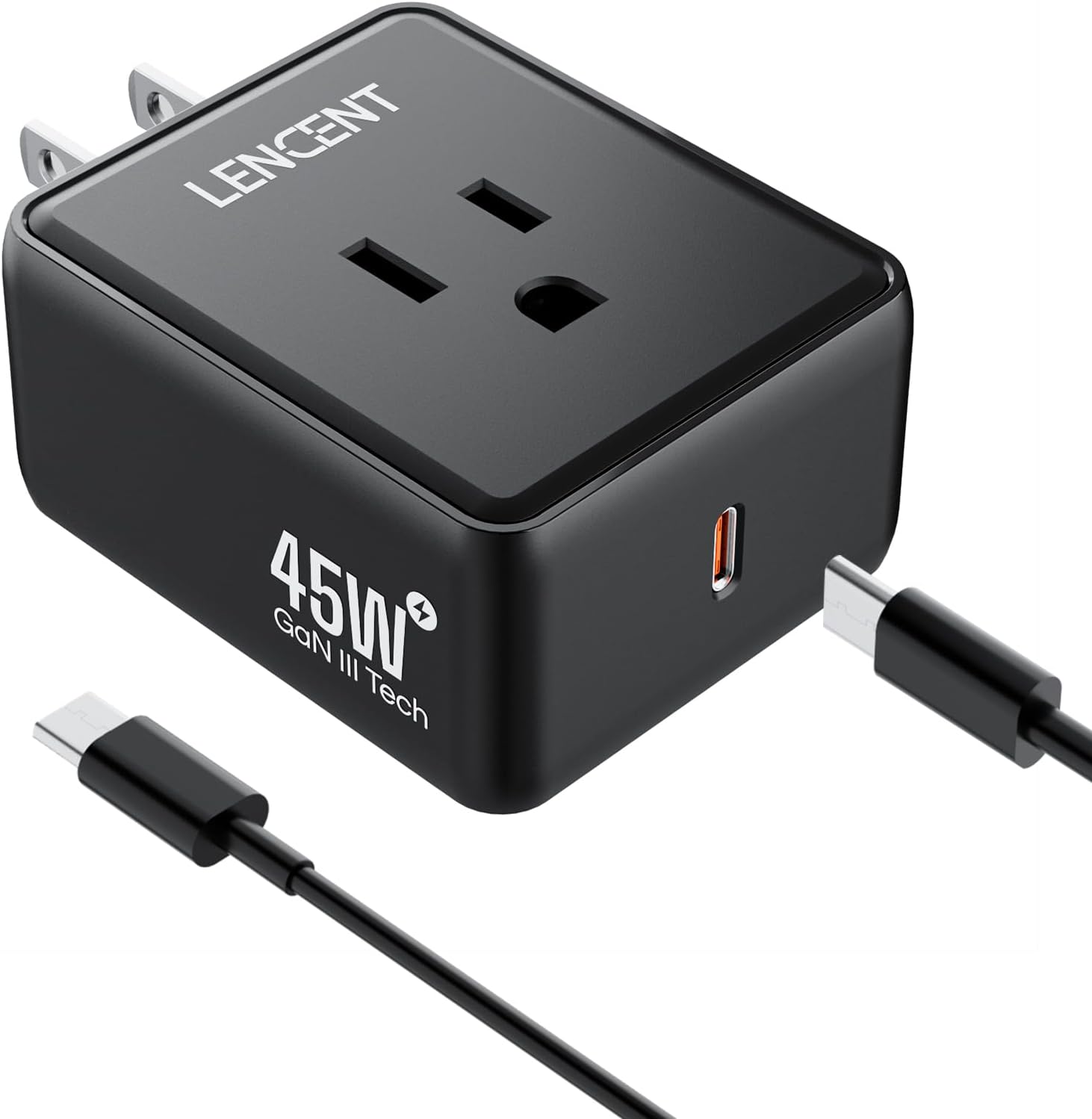 Amazon.com: LENCENT 45W Super Fast Charging 2.0, GaN PPS USB C Fast ...