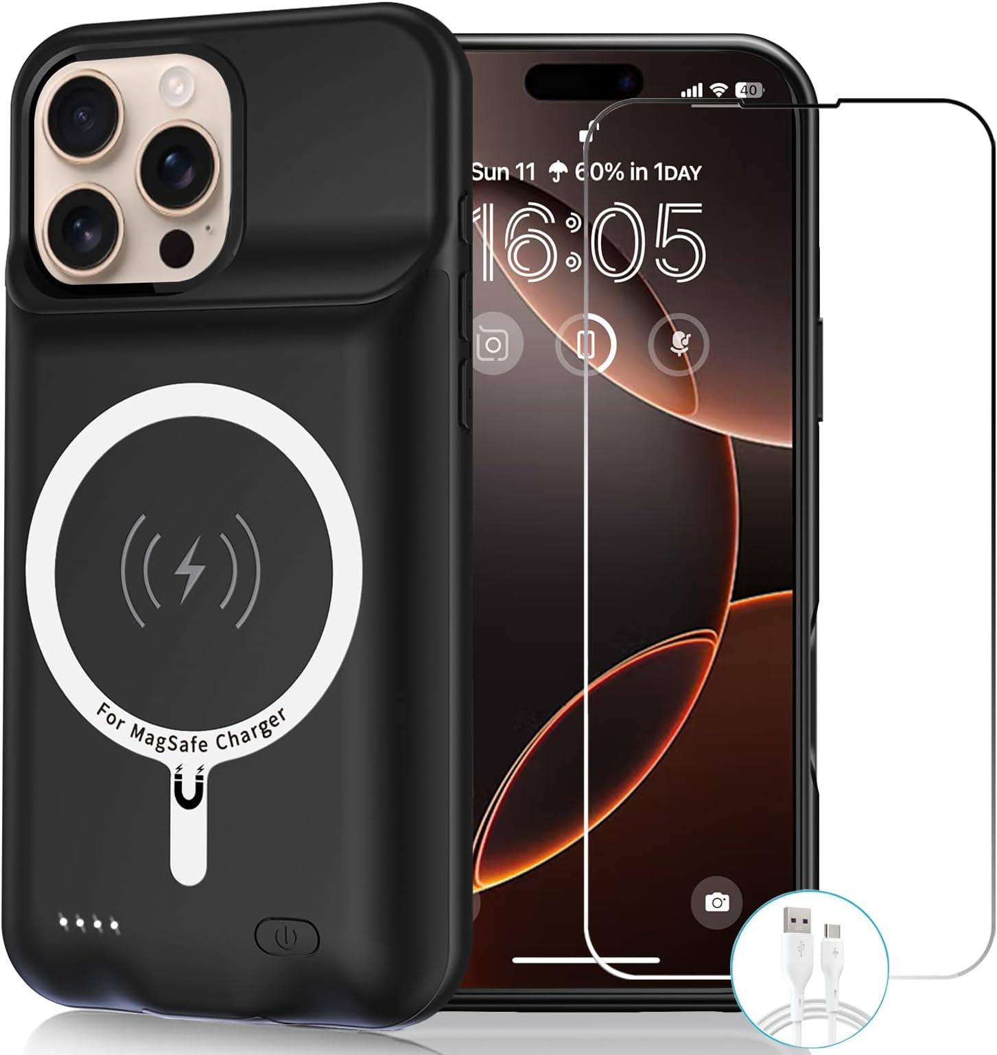 Amazon.com: mophie Juice Pack Battery Case for iPhone 16 Pro - Slim ...