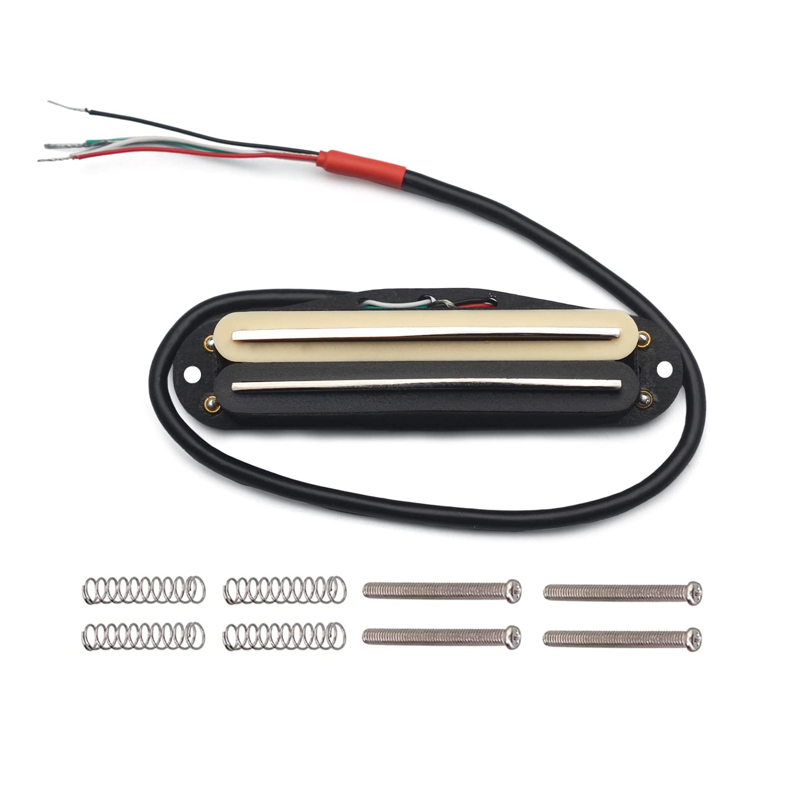 Amazon.com: MAXCHEER Alnico 5 Twin Blade Humbucker Mini Double Coil ...