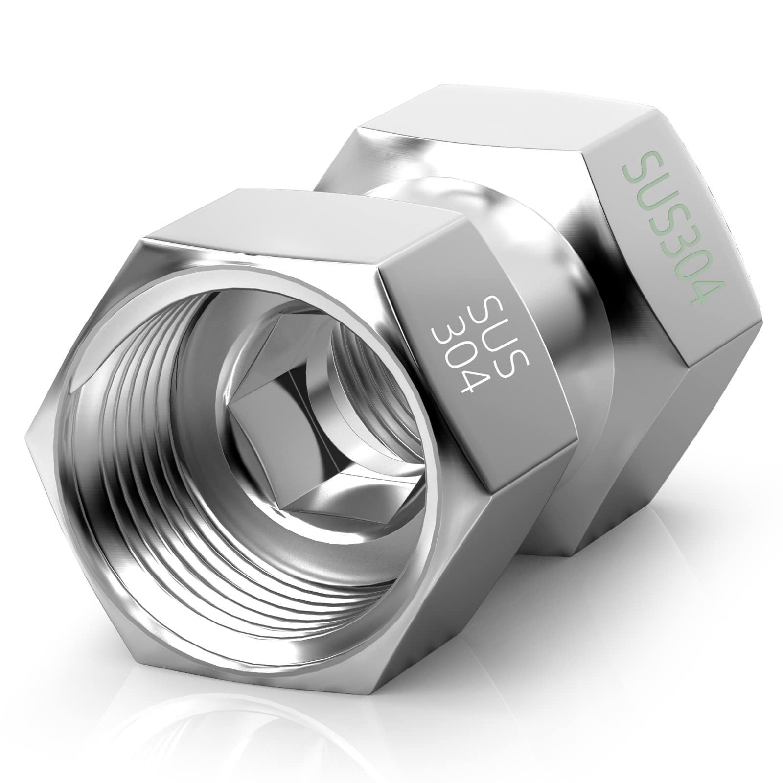 Snapklik.com : TAISHER 2PCS 304 Stainless Steel Flexible Movable Connector