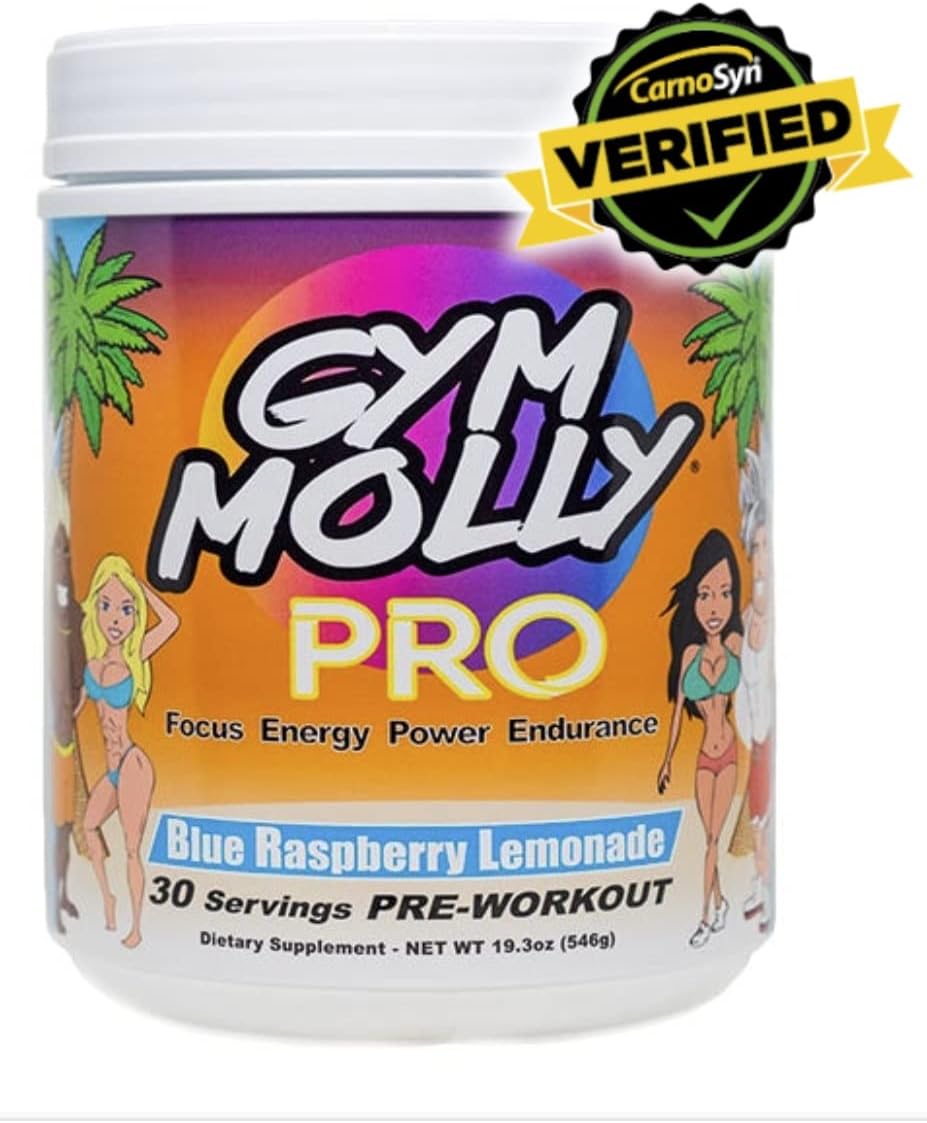 Gym Molly PRO – PreWorkout – 30 porciones – Limonada de frambuesa azul ...