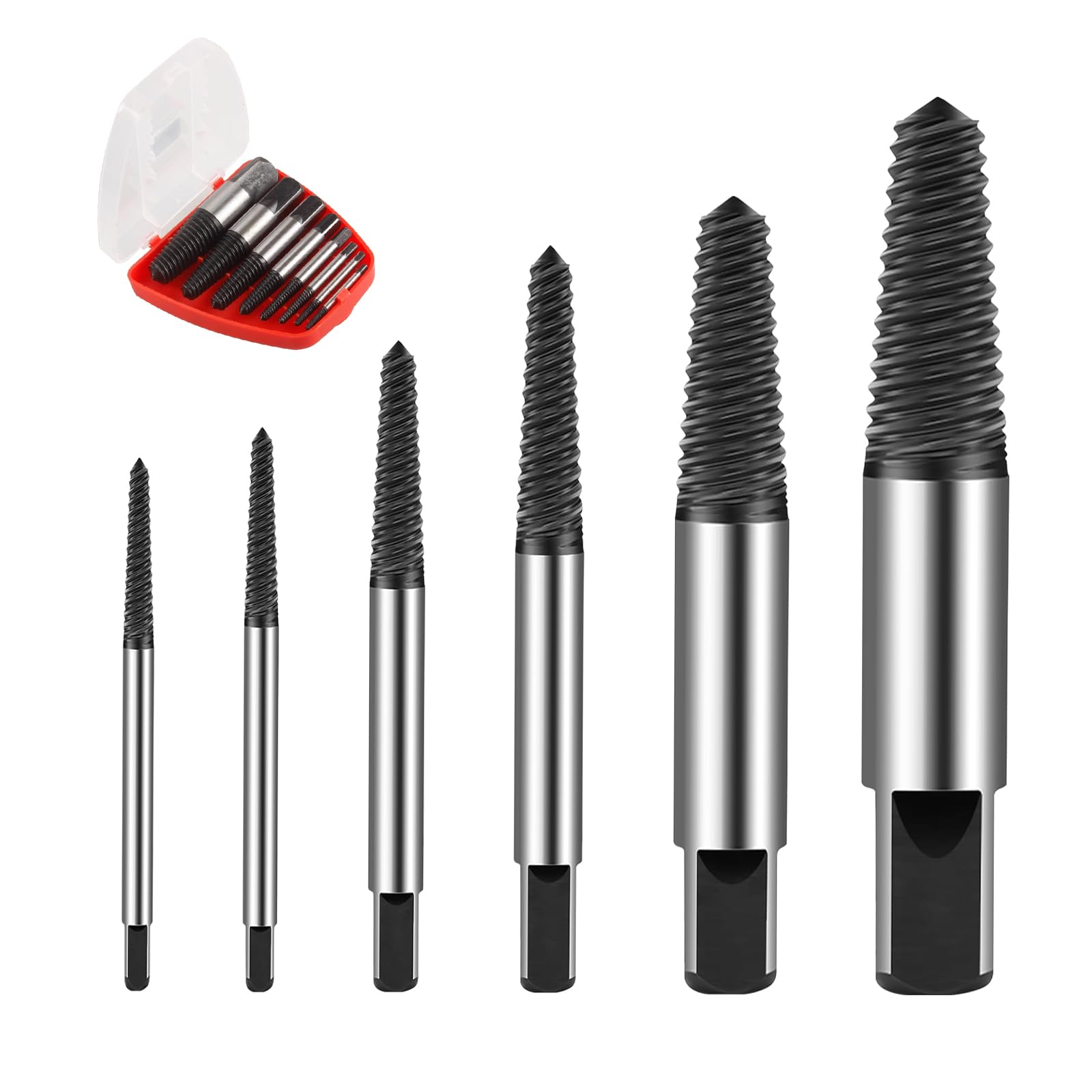 OMIGA 6 Piece Screw Extractor Set Screw Extractor Professional Left ...
