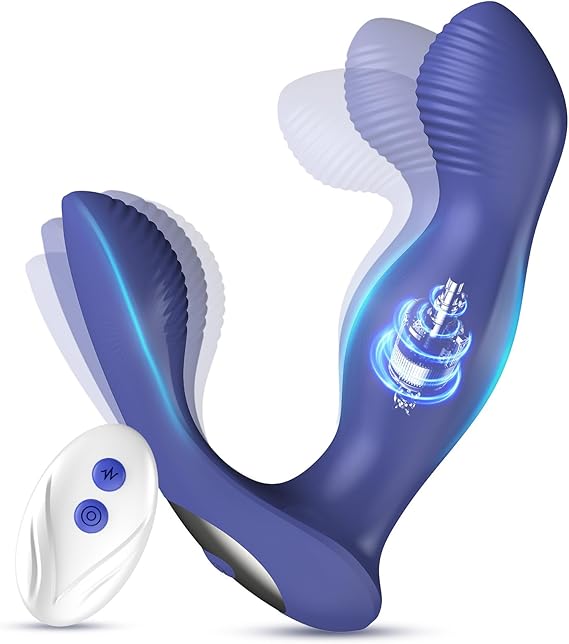 Amazon.com: Anal Sex Toy Prostate Massager Vibrator with Remote Control ...