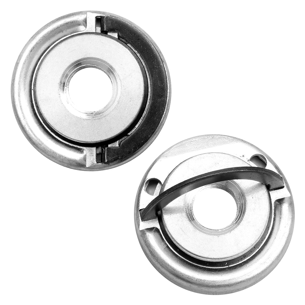 2Pcs M14 Quick Release Self Locking Flange Nut, GLADFRESIT Heavy Duty Stainless Steel Angle ...