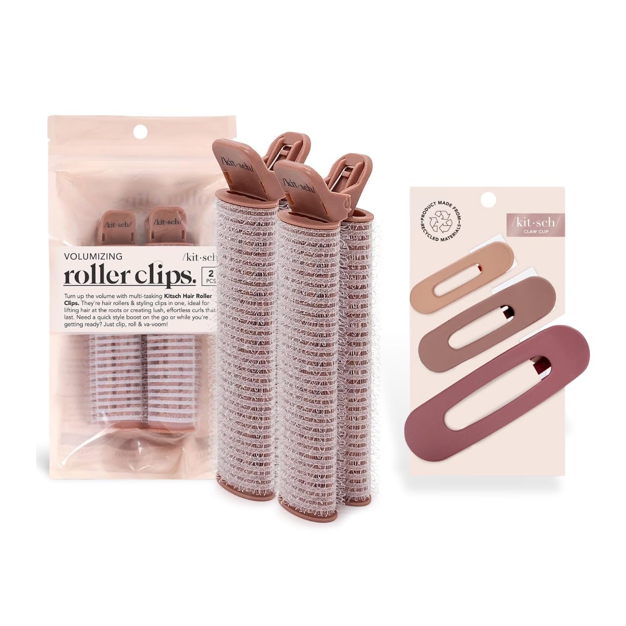 Amazon.com : Kitsch Volumizing Hair Clips and Flat Hair Claw Clips ...