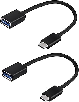 Amazon.com: OTG USB Type-C 3.0 Adapter (2 Pack) Compatible with Samsung ...