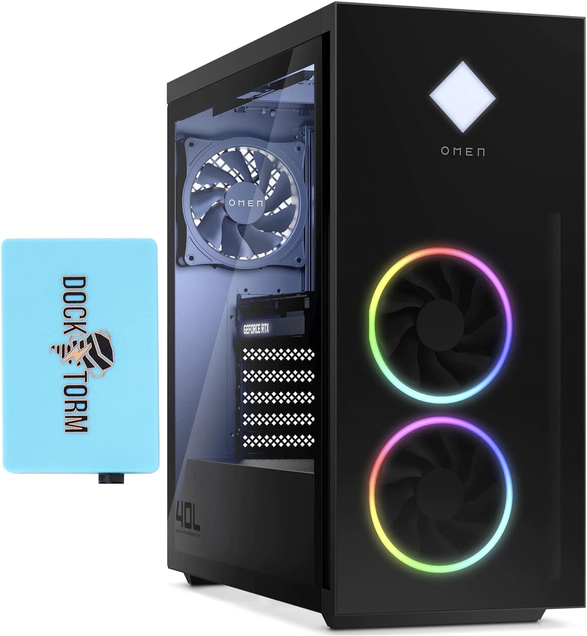 Amazon.com: HP OMEN 40L Gaming Desktop PC Liquid-Cooled (AMD Ryzen 7 ...