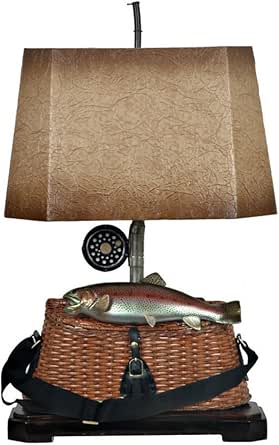 Crestview Collection Field and Stream Table Lamp - Fish Table Lamp ...