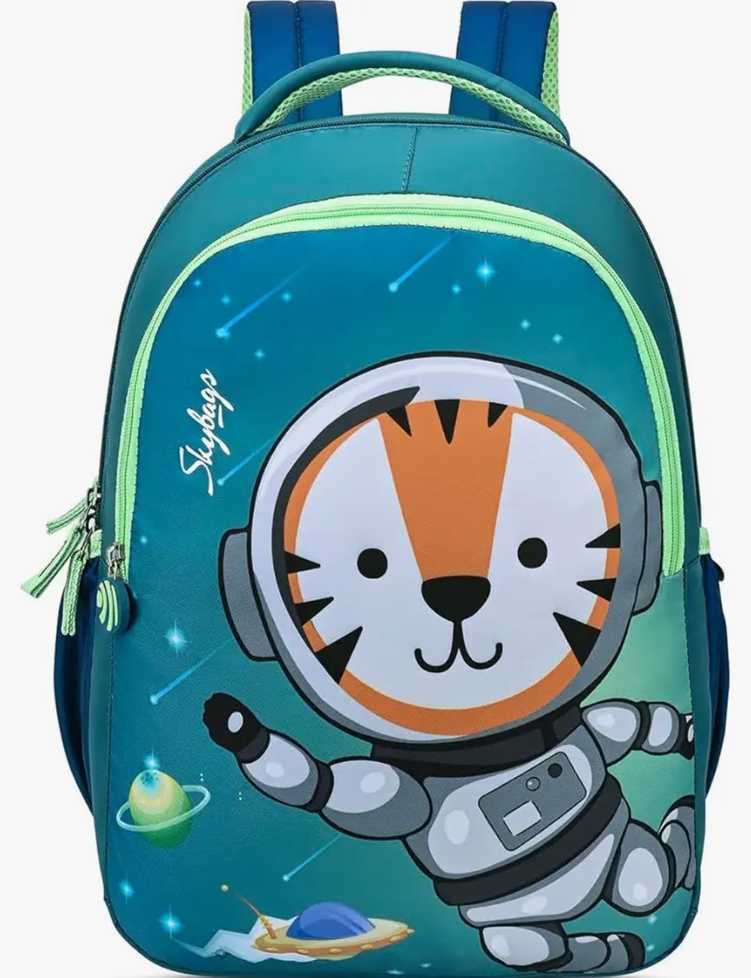 Skybags Snuggle 04 15 Litres 2 Compartment School Backpack Green Blue ...