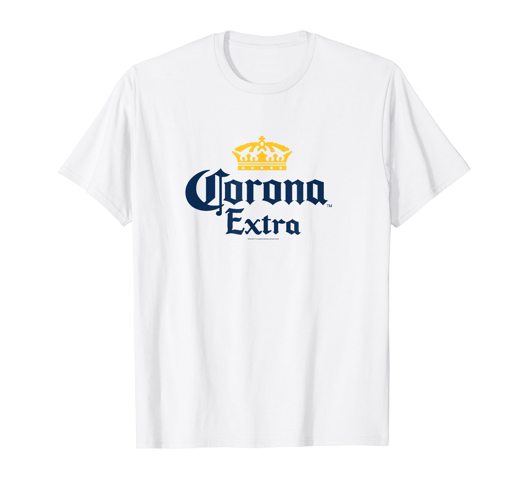Amazon.com: Officially Licensed Corona Extra Crown Logo T-Shirt ...