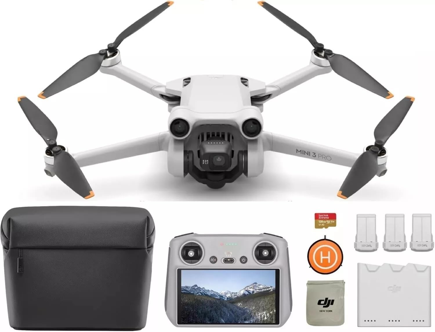 Amazon.com : DJI Mini 3 Pro Fly More Vlogger Combo (DJI RC) Drone 4k ...