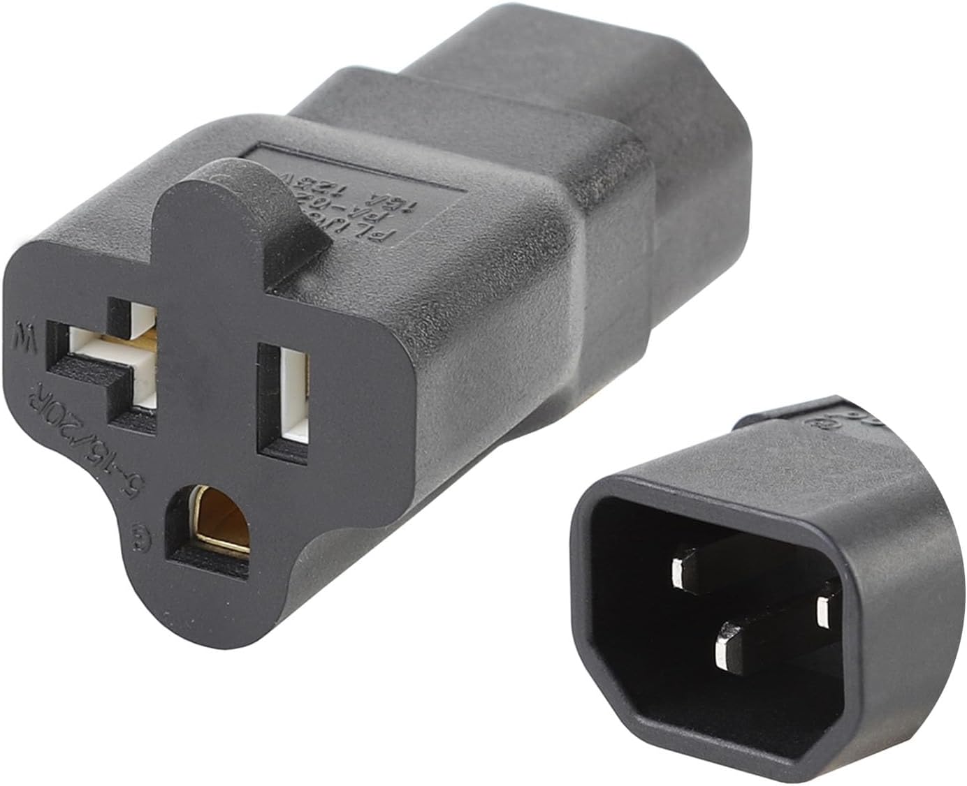 Adaptateur d'alimentation C14 vers NEMA 5-15 et adaptateur d ...