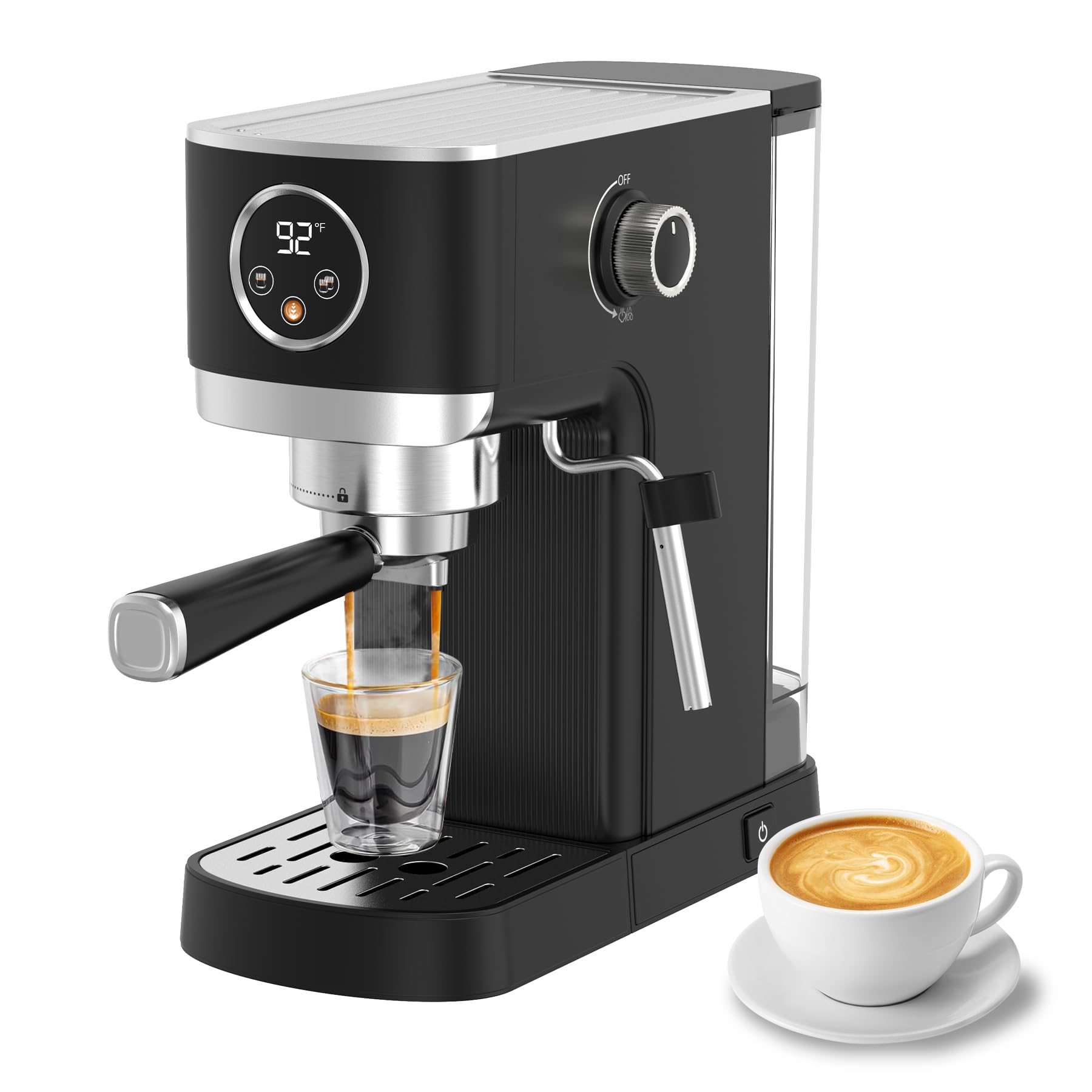 Snapklik.com : VEGETA 1350W Espresso Machine, 20 Bar Espresso Machine
