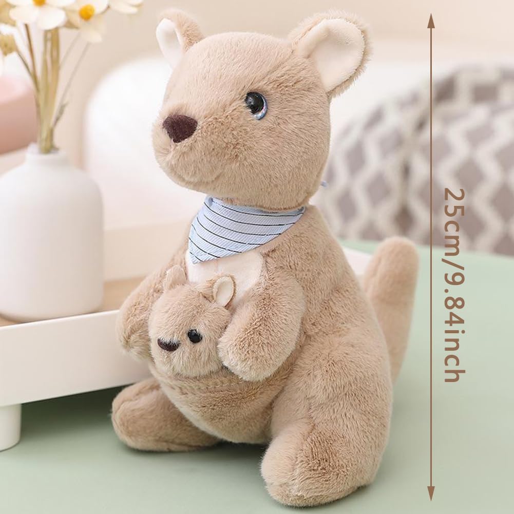 SWZY Animal Plush Doll Kangaroo, Stuffed Animal Plush Toys, Kangaroo ...