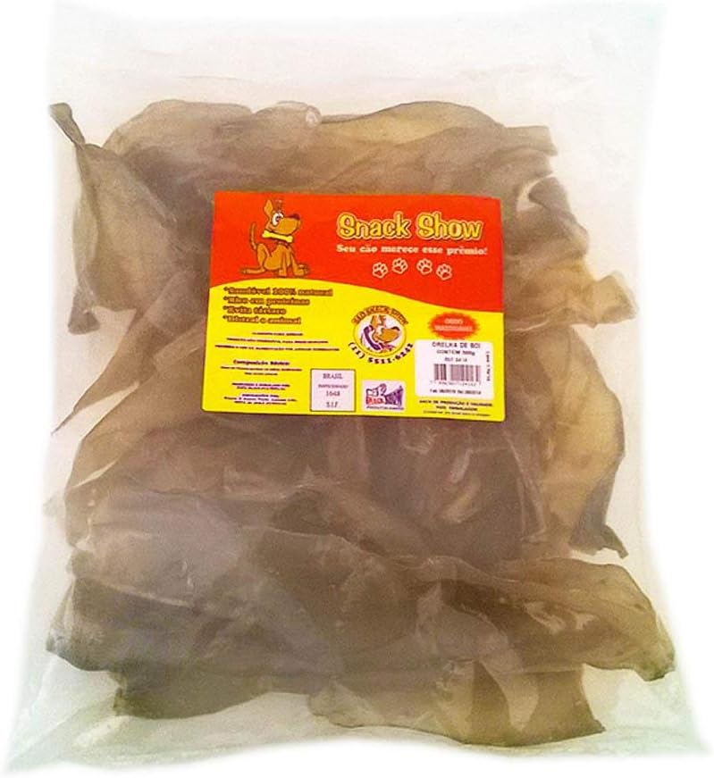 Orelha de Boi Snack Show 500g | Amazon.com.br