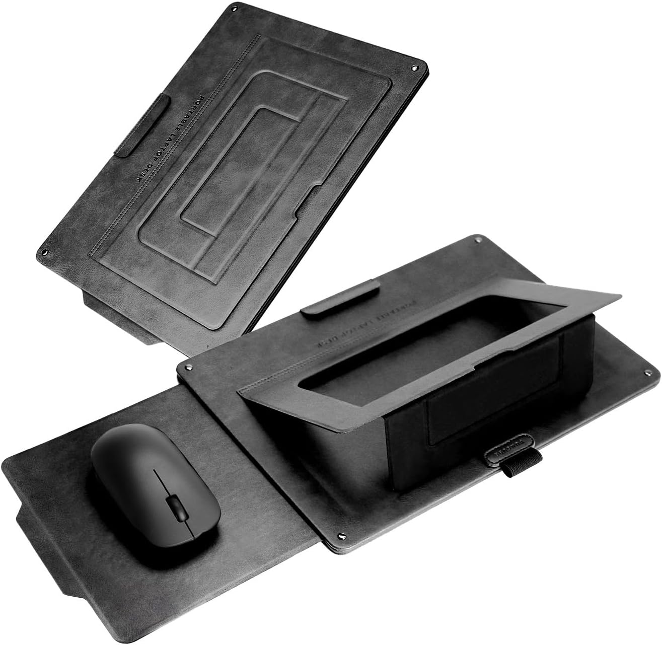 Amazon.com: PUNCUBE Portable Lap Desk - Lap Desk with Retractable Mouse ...