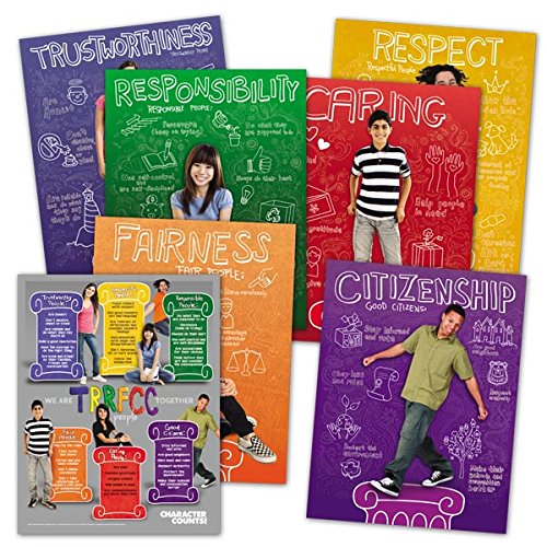 Amazon.com: Intermediate Character Education Posters (set of 7 ...