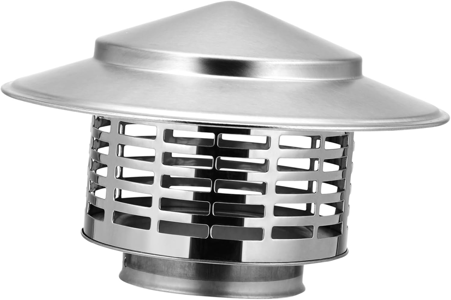 Amazon.com: BESPORTBLE 3 Inch Round Chimney Cap Stainless Steel Tapered ...
