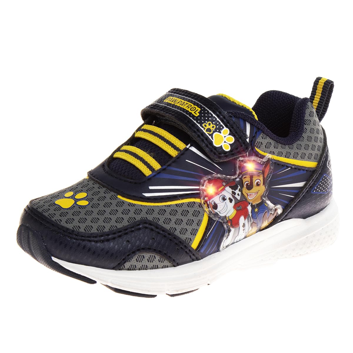 Snapklik.com : Paw Patrol Boys Chase And Marshall Light Up Sneakers, Silver