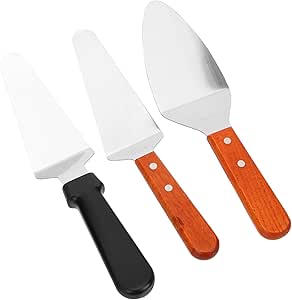 Amazon.com: KJHBV 3pcs Pizza Spatula Cake Pizza Paddle Baking Spatula Pie Cutter Food Flipper ...