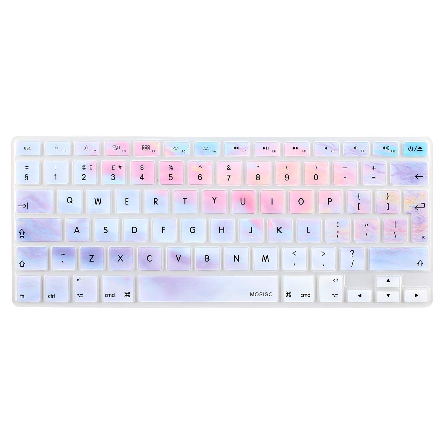 MOSISO EU/UK Keyboard Cover Compatible with MacBook Air 13 inch A1466 ...
