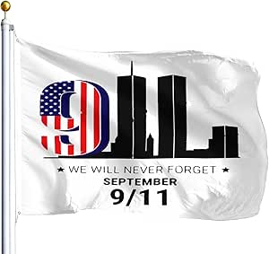 Amazon.com: 911 Never Forget Flag We Will Never Forget 911 Flag ...