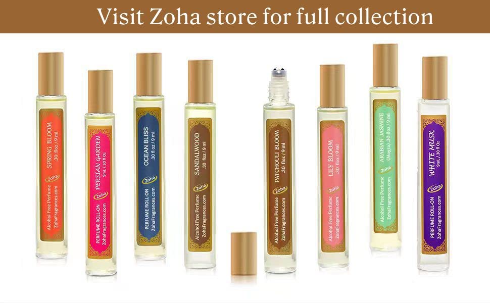 Zoha Vanilla Bloom – Perfume enrollable para mujeres y hombres, sin ...