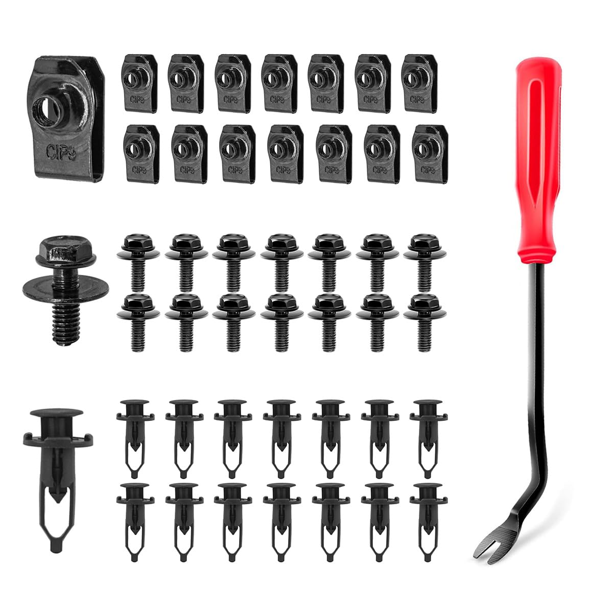 Amazon.com: Sylvil 46 PCS Engine Under Cover Splash Shield Guard Body ...