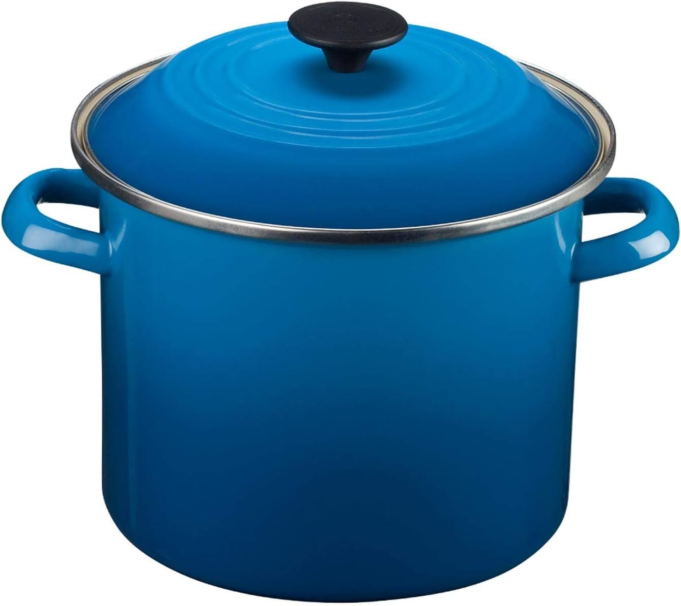Amazon.com: Le Creuset Enamel-on-Steel 8-Quart Stock Pot with Lid ...