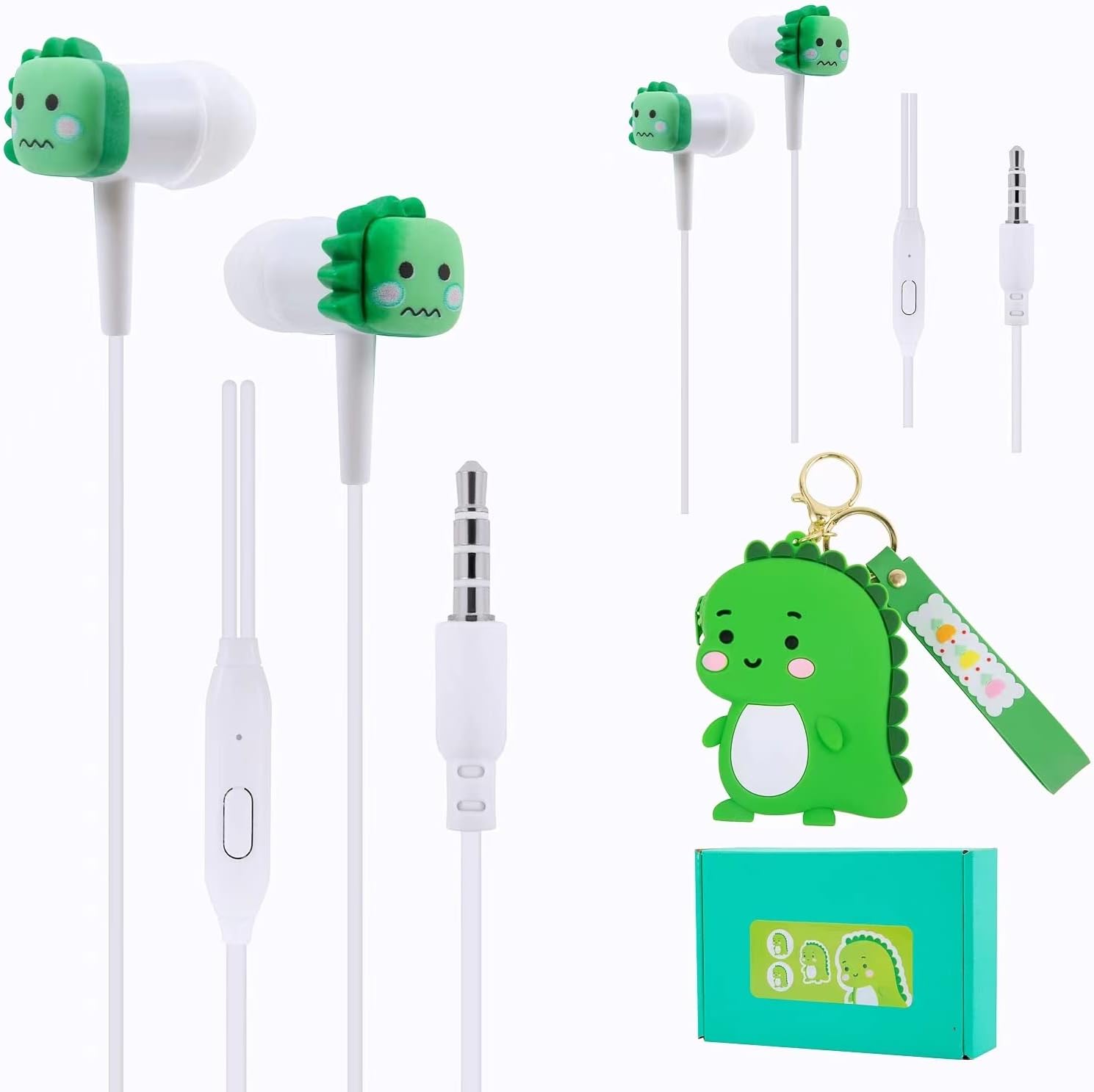 Amazon.com: BByogooz Kids Earbuds Cute Earbuds for Kids in-Ear ...
