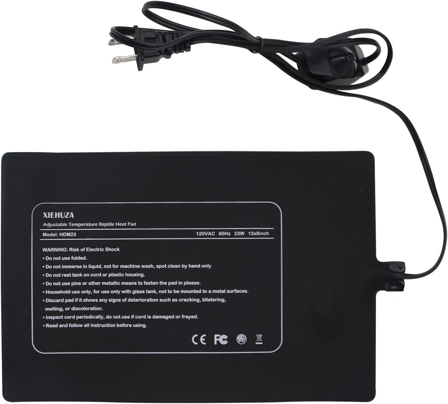 Amazon.com : Abustle pig 8x12 Inch Reptile Heating Pad with Temperature ...