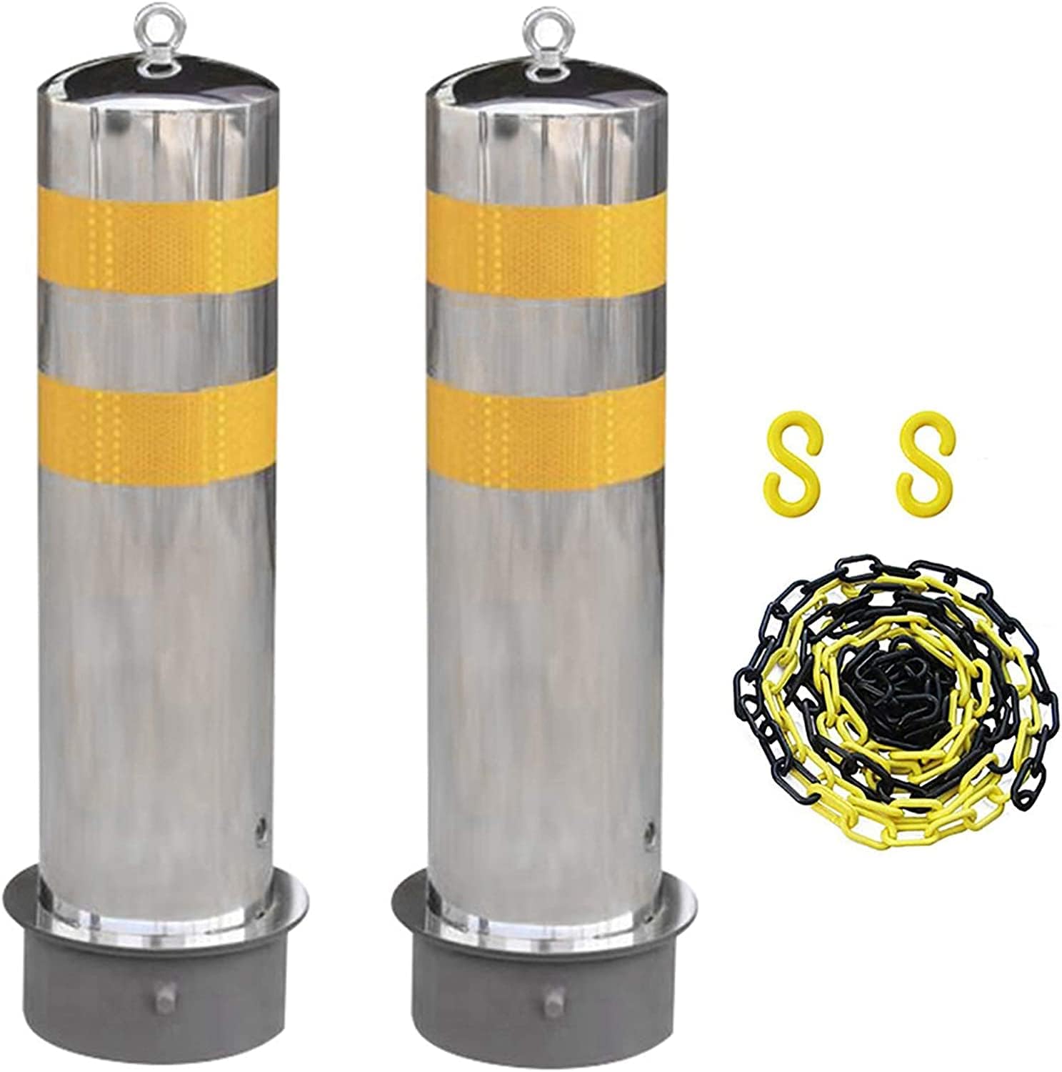 Amazon.com: Driveway Security Post Barrier Security Posts for Driveways ...