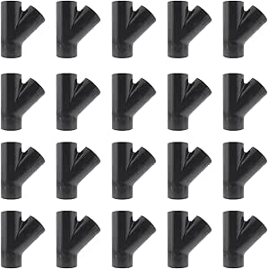 Amazon.com: Lesso America 875 Series - Schedule 80 PVC Fittings (Black ...