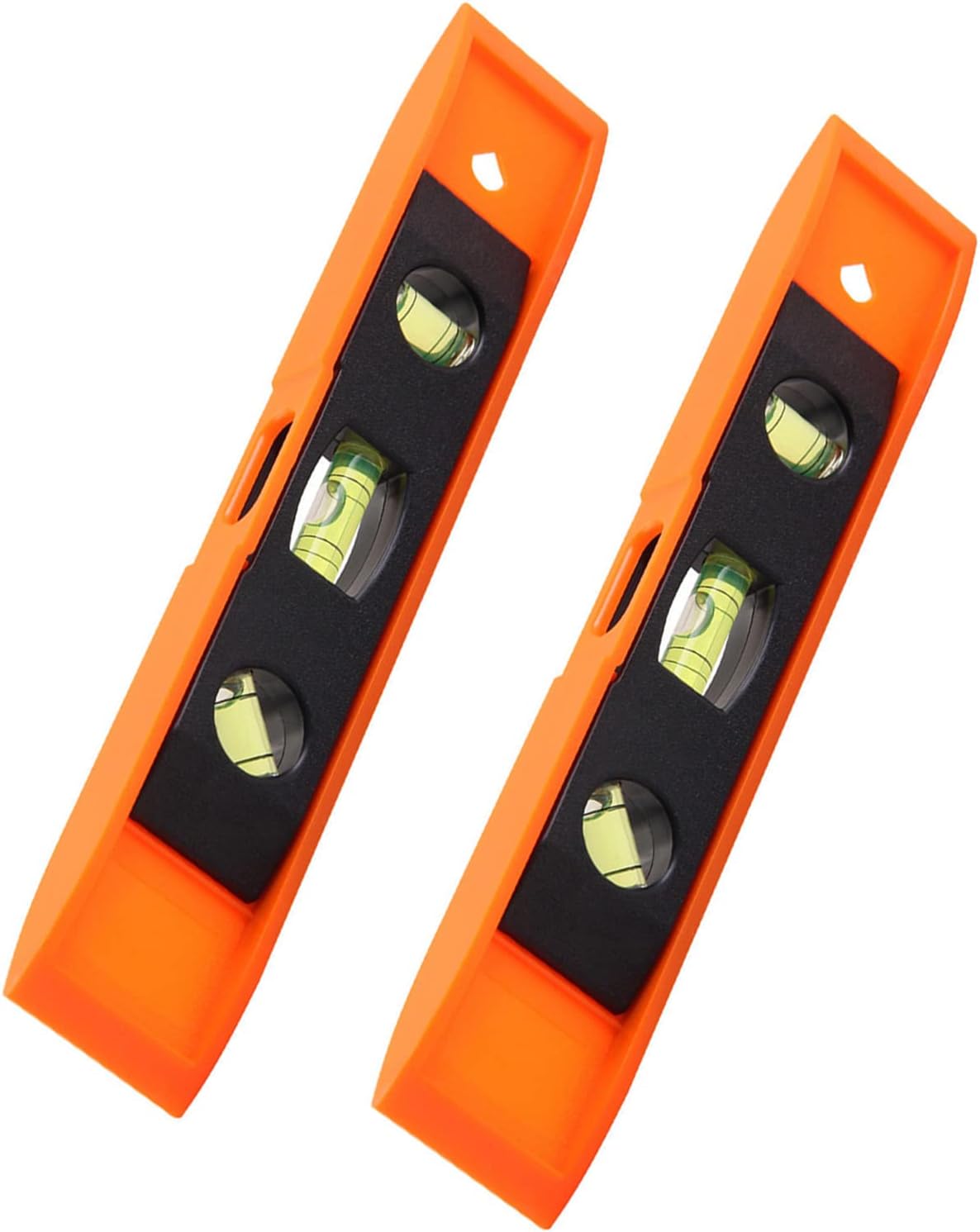 2 Pcs Magnetic 9 Inch Torpedo Level, Winnsty Magnetic Box Level with 45 ...