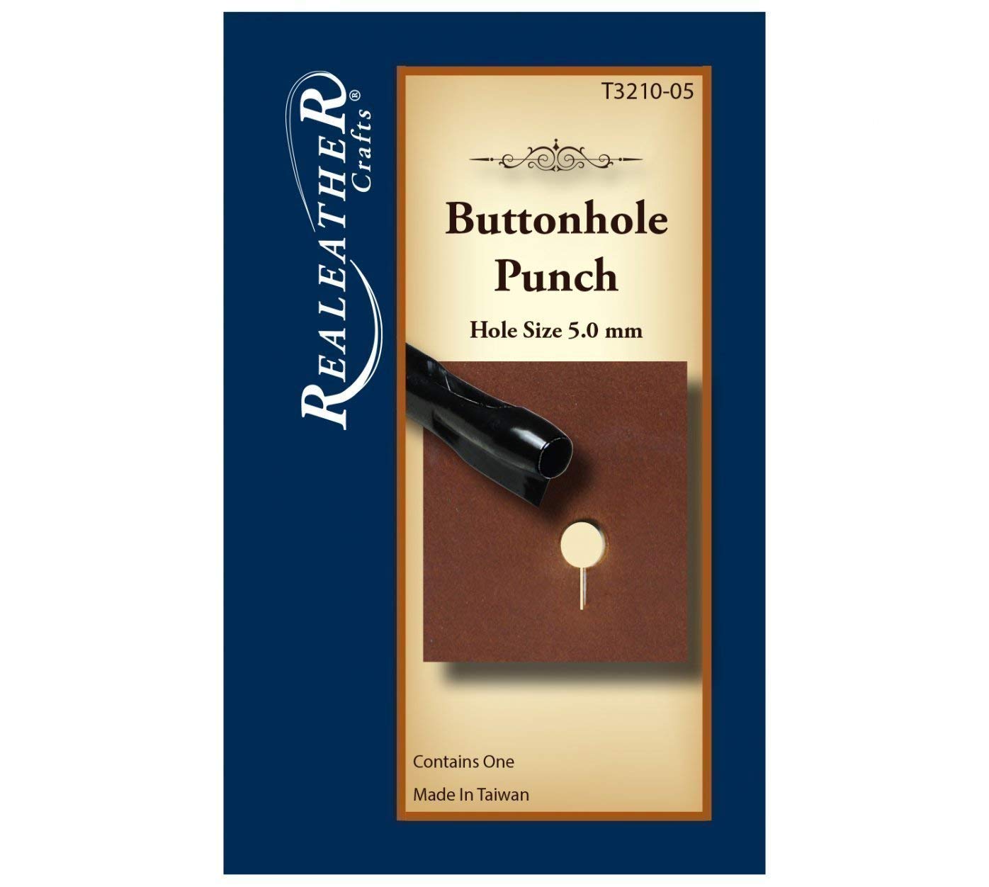Amazon.com: Realeather Crafts T3210 button hole punch