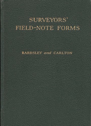 Surveyors' Field Note Forms: Amazon.co.uk: Books