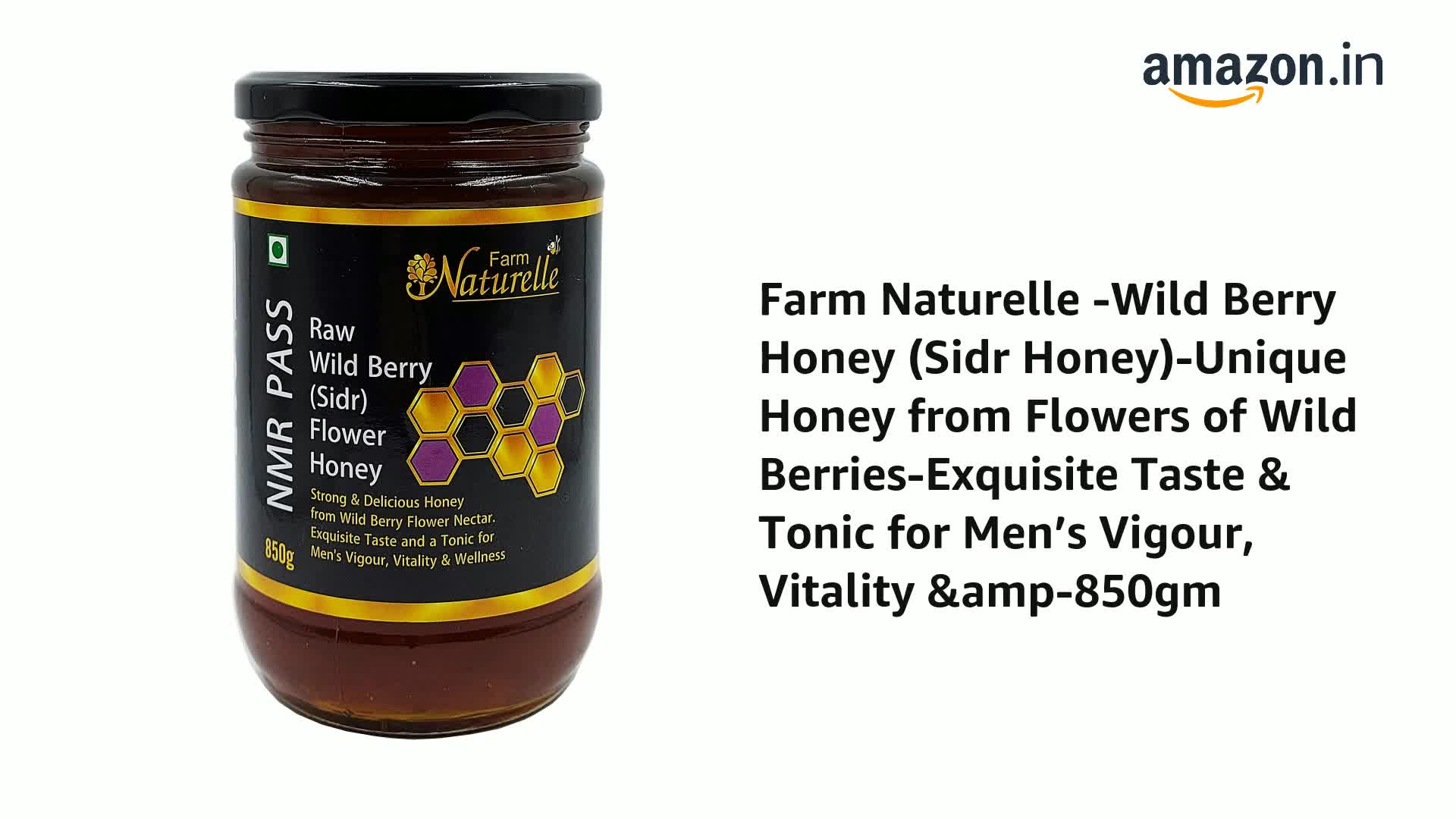 Watch Farm Naturelle -Wild Berry Honey ﹙Sidr Honey﹚-Unique Honey from ...