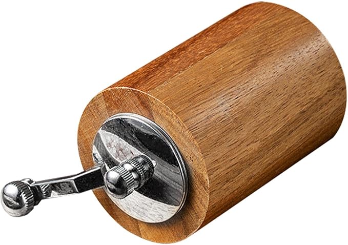 Amazon.com: TOCTUS Pepper Mill With Crank Handle, Manual Adjustable ...