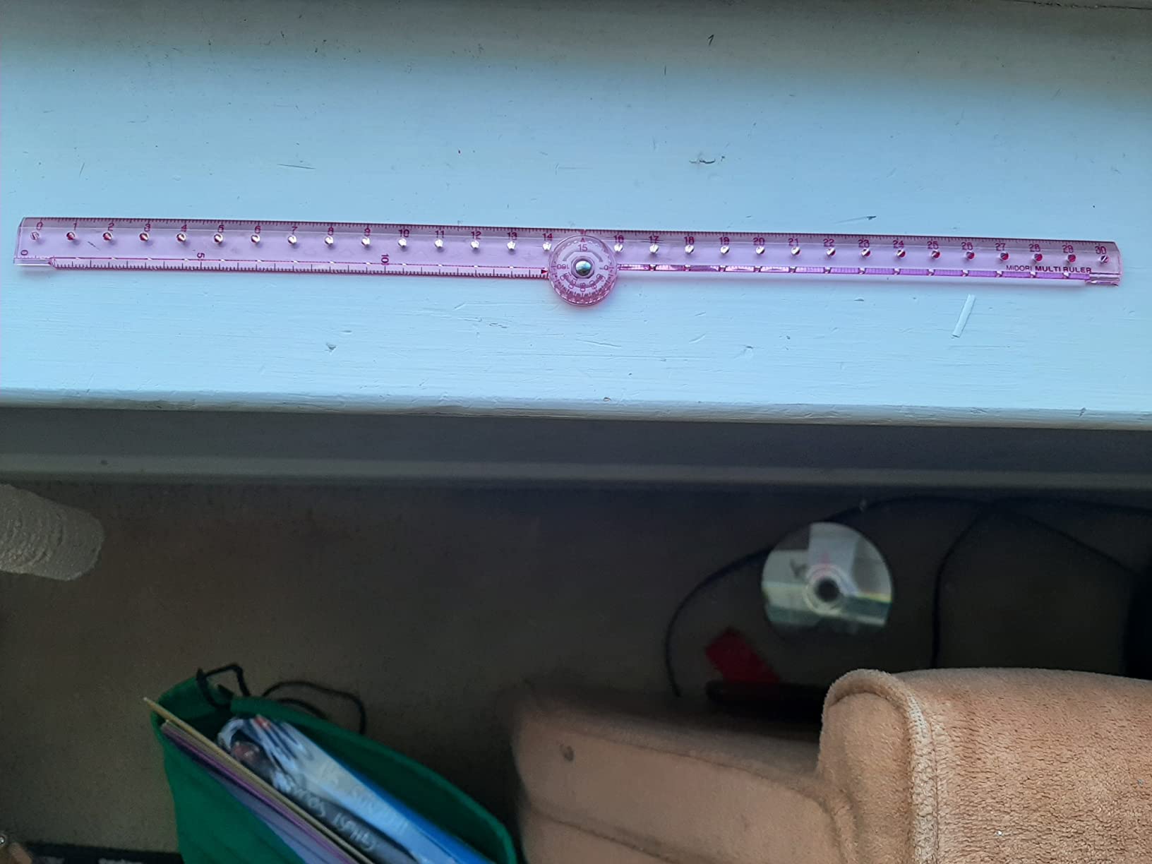 Amazon.com : Midori Compact CL Multi Ruler 30cm Pink (42238006 ...