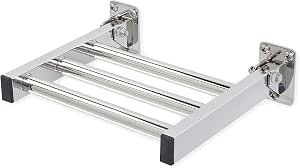 Amazon.com: Shower Foot Rest and Shaving Pedestal - Wall Mount Folding ...