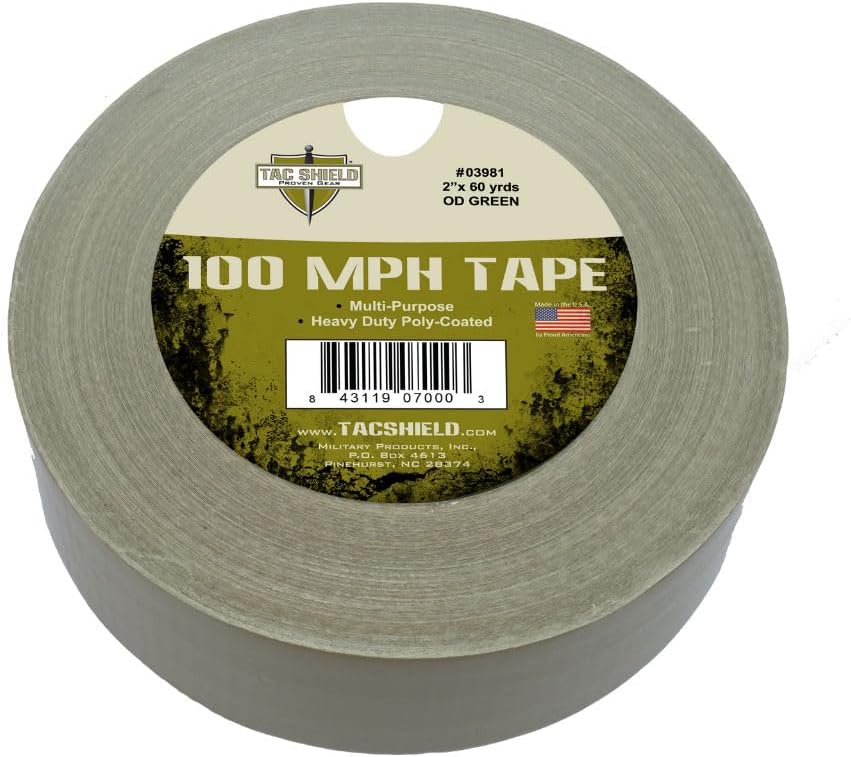 Amazon.com: ARMYU Olive Drab Military Duct Tape AKA 100 Mile an Hour ...