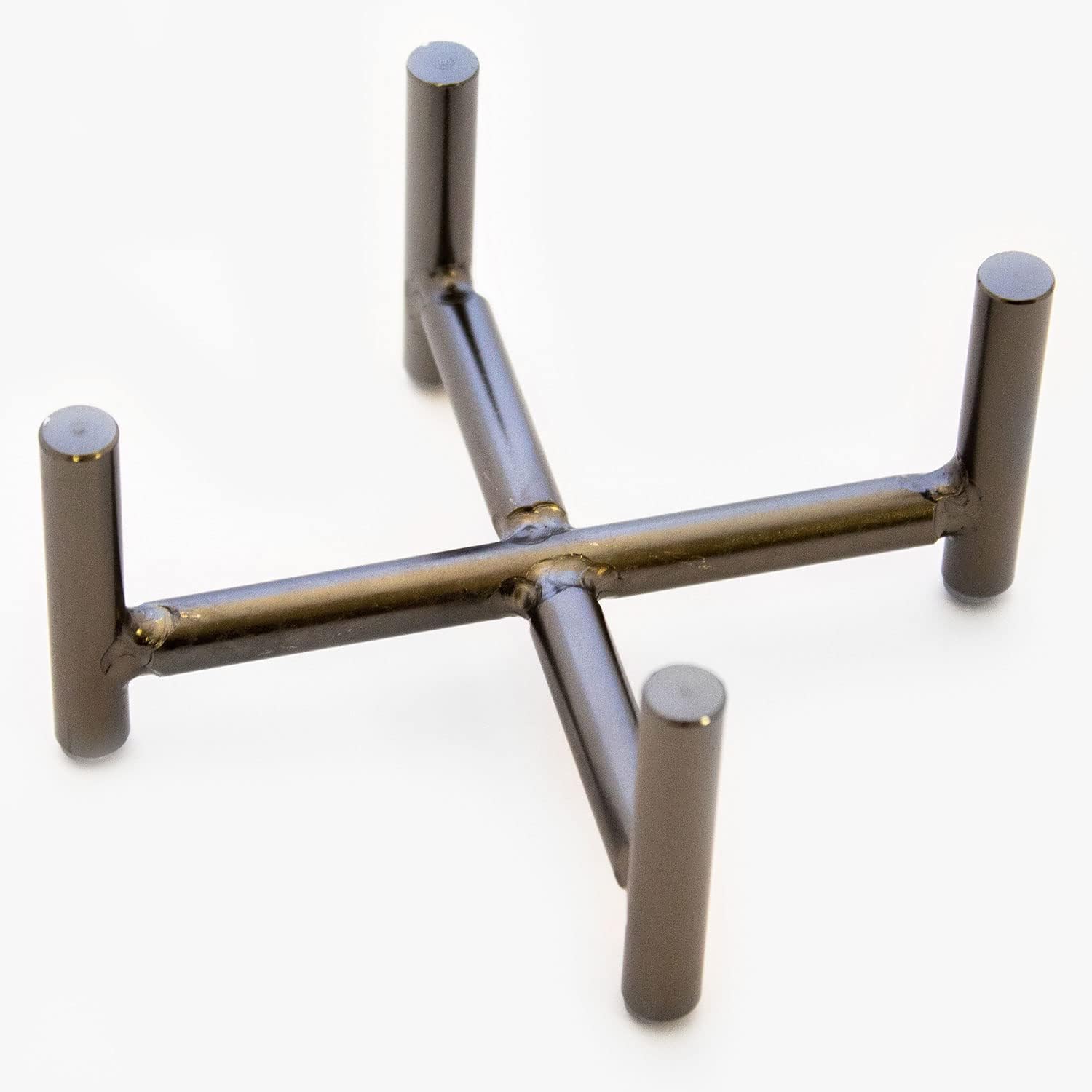 Amazon.com: Thirstystone Black Chrome Iron Coaster Holder 5" x 5" Holds ...