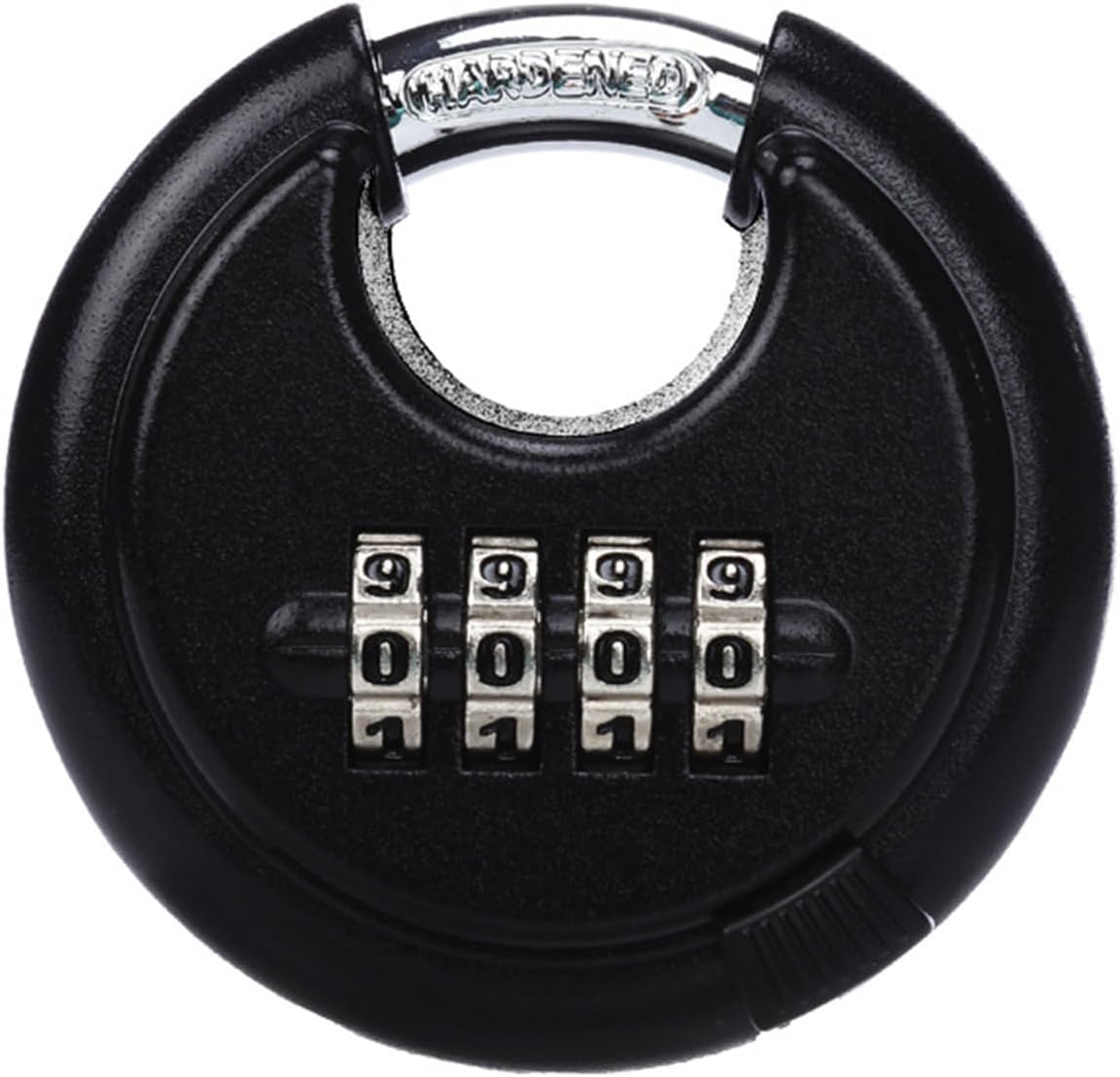 Disc Combination Padlock,4 Digit Storage Lock,Disc Lock for Outdoor ...