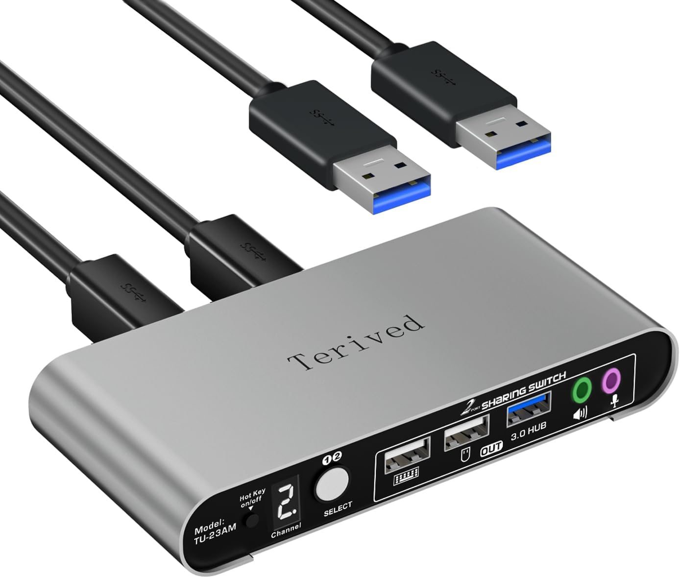 Amazon.com: CKL Triple Monitor HDMI KVM Switch 2 Port with Audio and ...